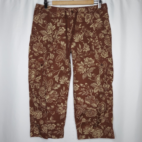 Ralph Lauren | Pants & Jumpsuits | Ralph Lauren Cargo Capri Pants Brown ...